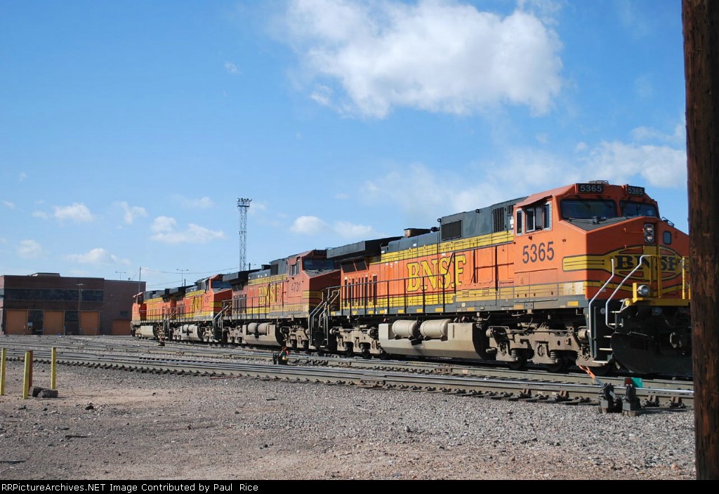 BNSF 5365 Waiting For Track